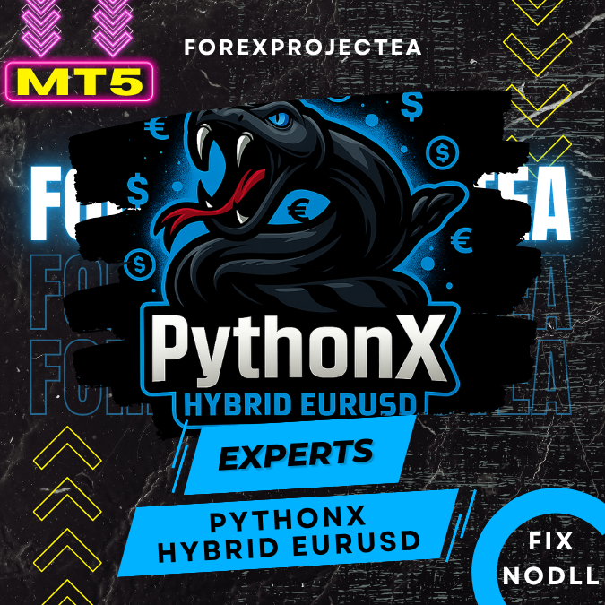 PythonX M1 Hybrid Breakout EURUSD MT5 V5.0 - Forex Project Ea